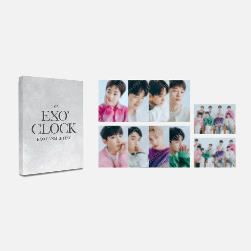 EXO - 2023 FANMEETING EXO' CLOCK OFFICIAL MD - POSTCARD BOOK – Swiss K ...